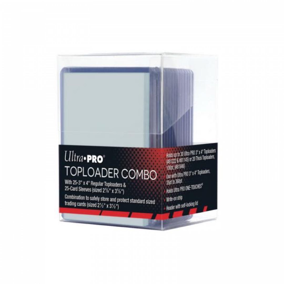 Ultra Pro - Toploader Combo: Box + 25 Toploader + 25 Standard Sleeves ...